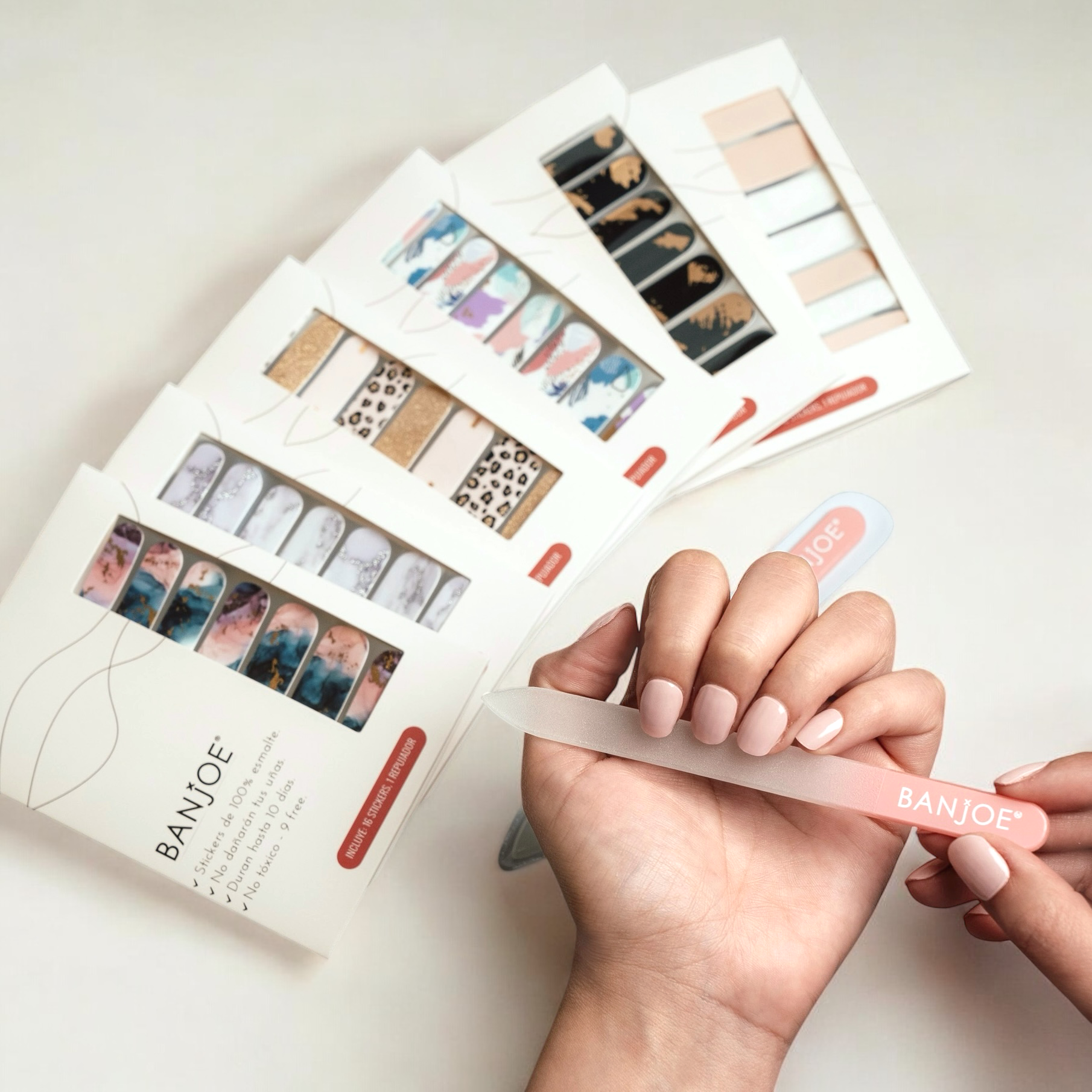 Spring Pink | Stickers de Esmalte - Banjoe Chile